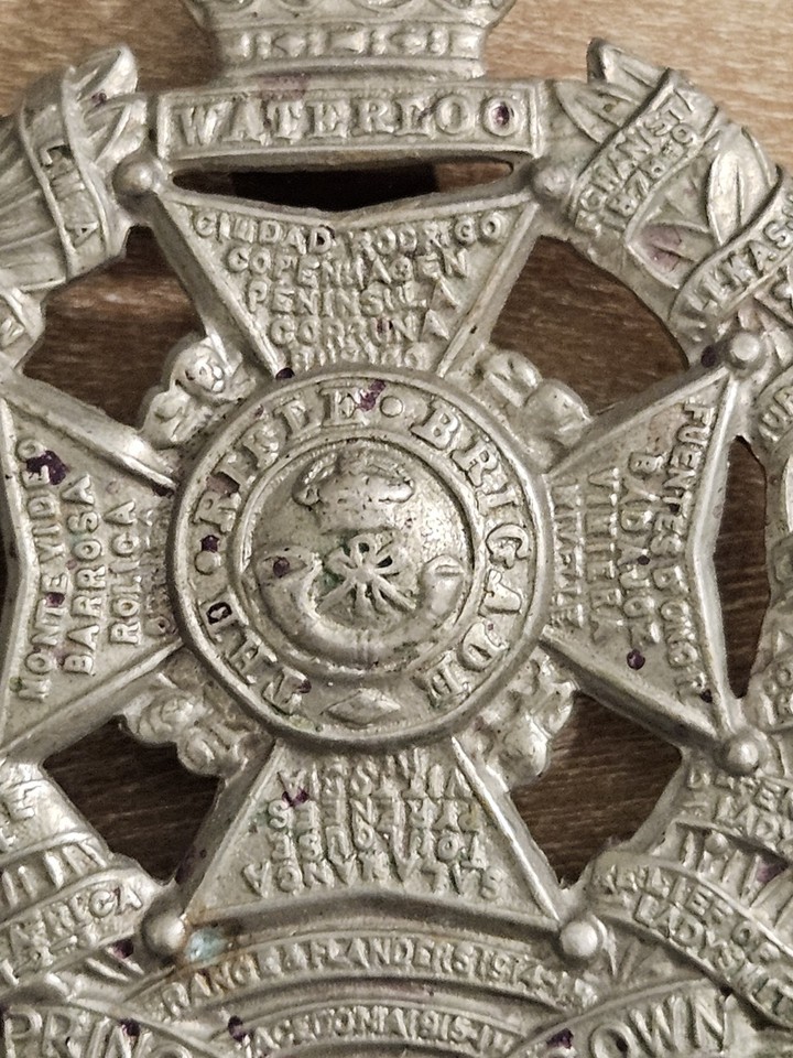 BRITISH MILITARY CAP BADGE, Rifle Brigade, The Prince Consort's Own ...