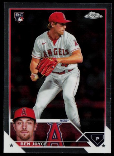 BEN JOYCE 2023 TOPPS CHROME UPDATE RC LOS ANGELES ANGELS #USC86 | eBay