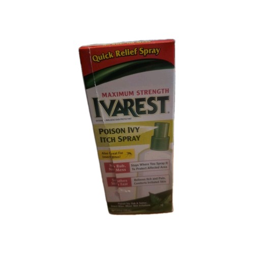 Ivarest Maximum Strength Poison Ivy Itch Spray Quick Relief 3.4 fl oz ...