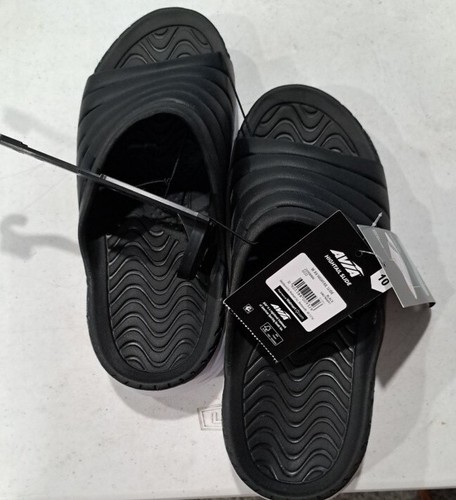 Avia Womens Black Hightail Slide Sandal Wide Fom Technology Size 10 for ...