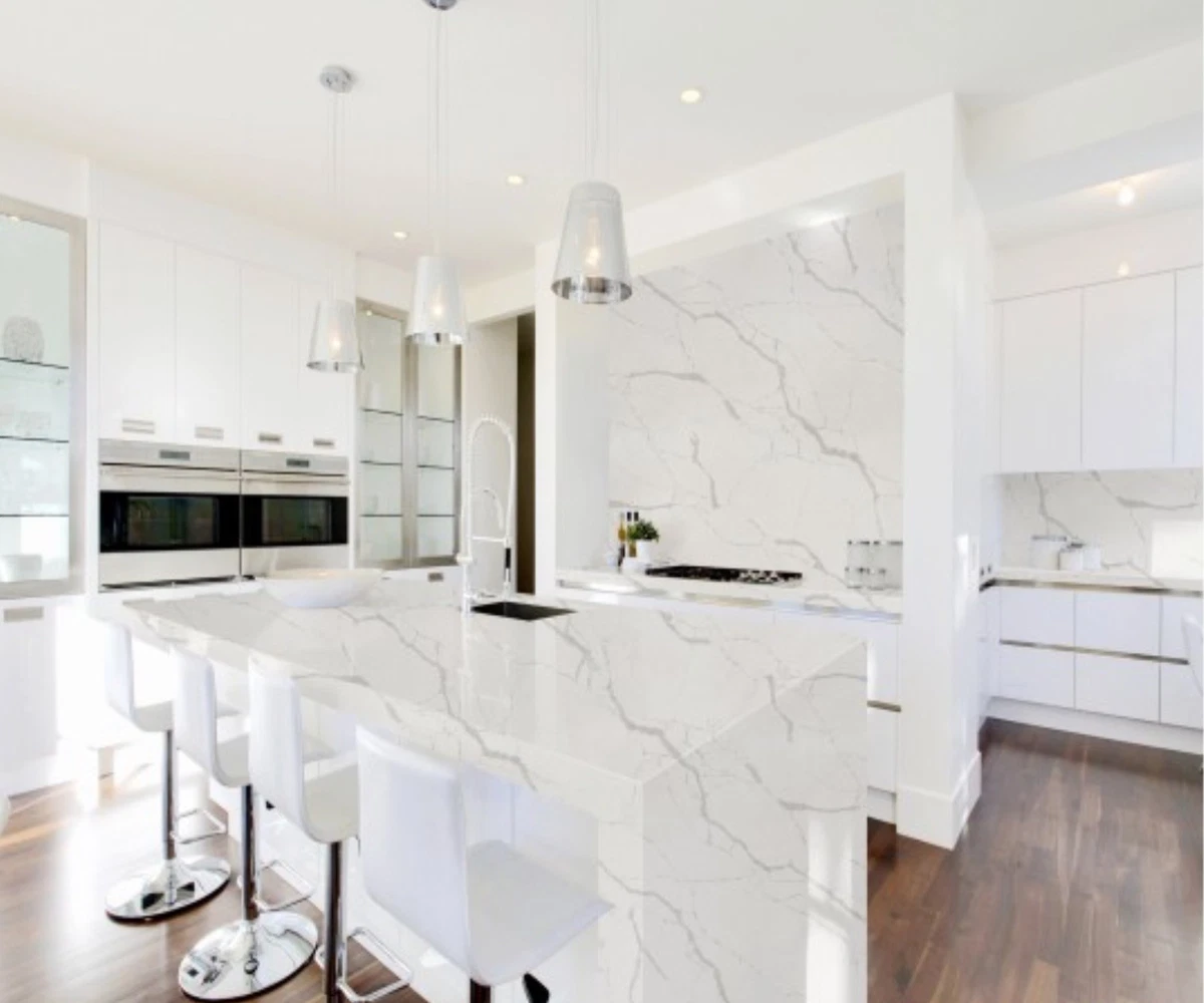 Calacatta Marble Kitchen