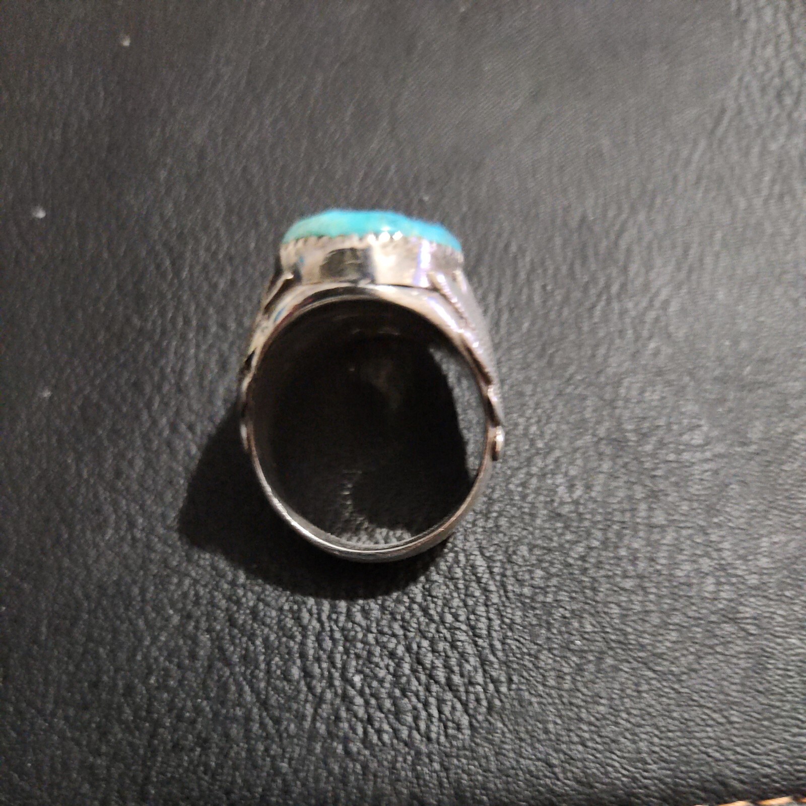 Vintage Sterling S Kingman Turquoise ULTRA RARE RLB Zuni Mens Big Heavy Ring Lot | eBay