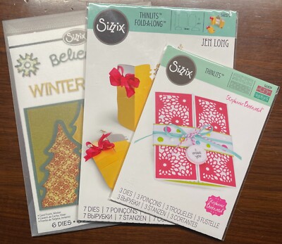 Sizzix Thinlits and Framelits Many Retired- You Pick | eBay
