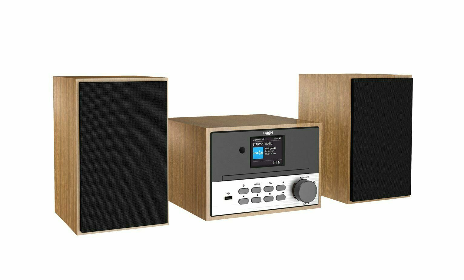 Bush DAB/FM CD Bluetooth Aux In USB Micro Hi-Fi Systems 8776518 | eBay UK