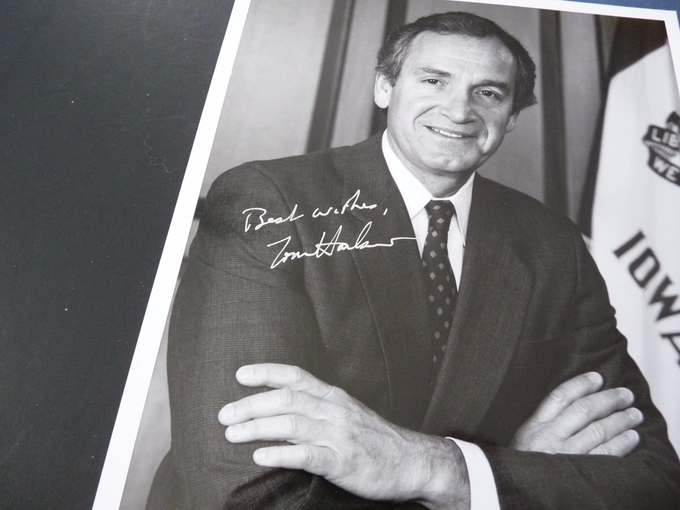Senator Tom Harkin Autographed Signed 8X10 & Letter Photo PLEASE READ ...