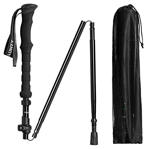 Collapsible Walking Stick for Travel, Adjustable Lightweight Trekking ...