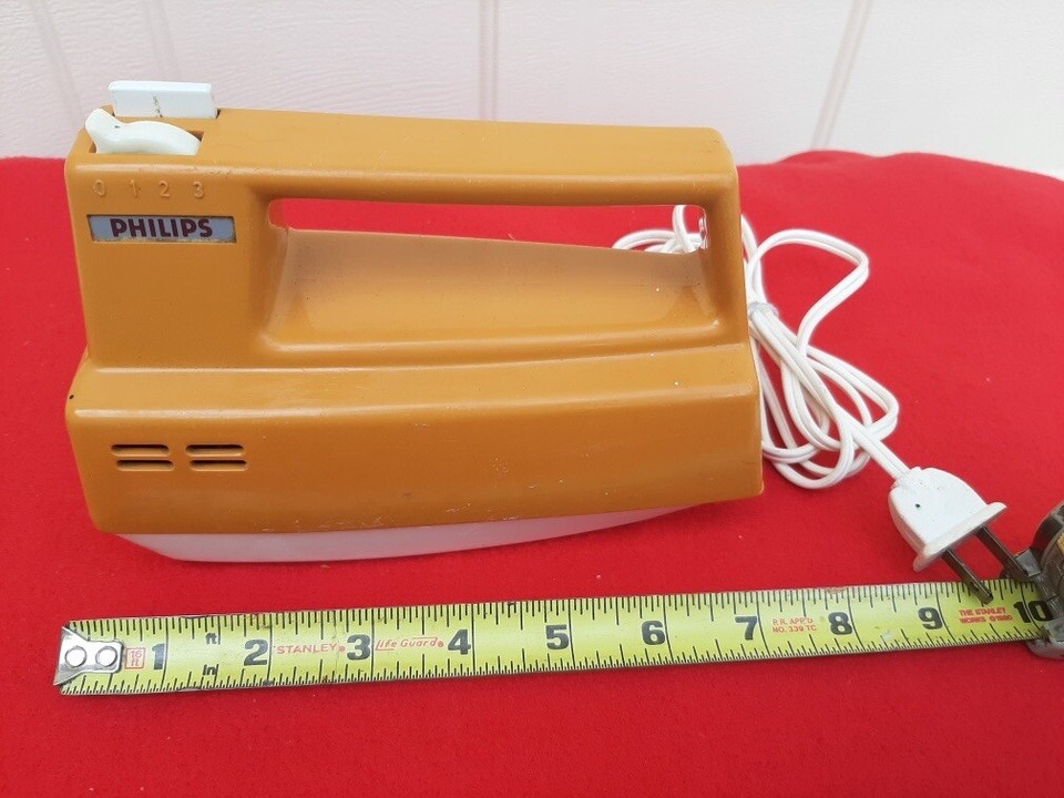 Vintage Philips Electric Handheld Mixer Electric Beater Mixer *No ...