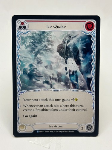 Ice Quake NM/M* Tales Of Aria - Flesh And Blood - RED ELE151 ...