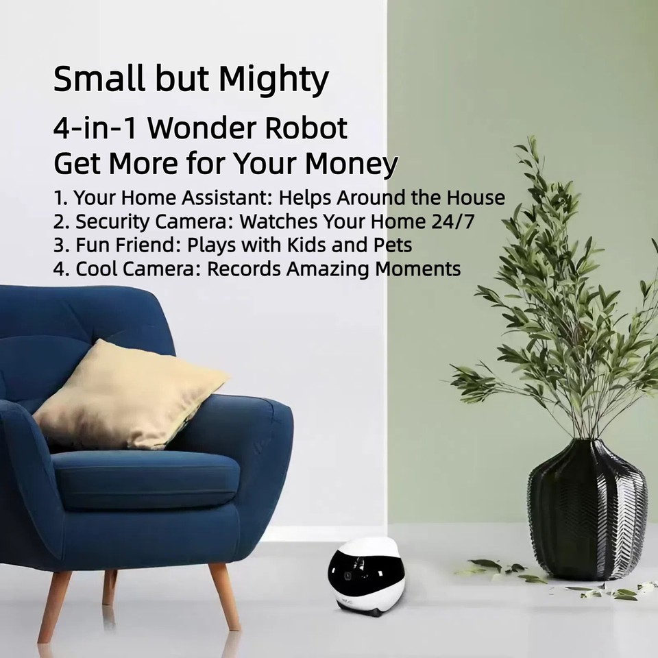 Enabot EBO SE Moving Security Camera Smart Home Wireless Surveillance ...