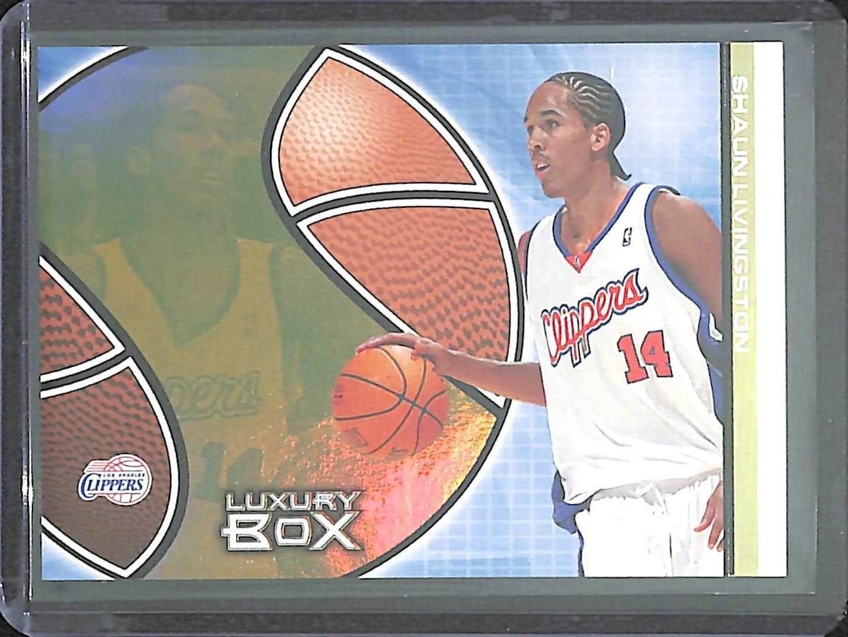 2004-05 Topps Luxury Box Gold Rookie #104 Shaun Livingston No 22 of 25 ...