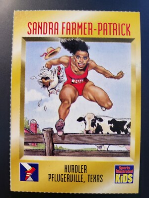 1995 Sports Illustrated Si for Kids Sandra Farmer-patrick RC Hurdler ...