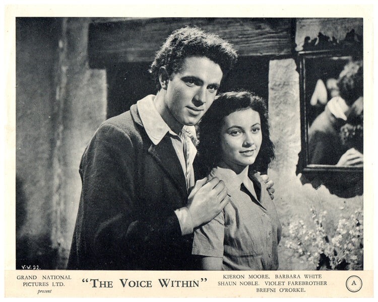 The Voice Within Original Lobby Card 1946 Barbara White Kieron Moore | eBay