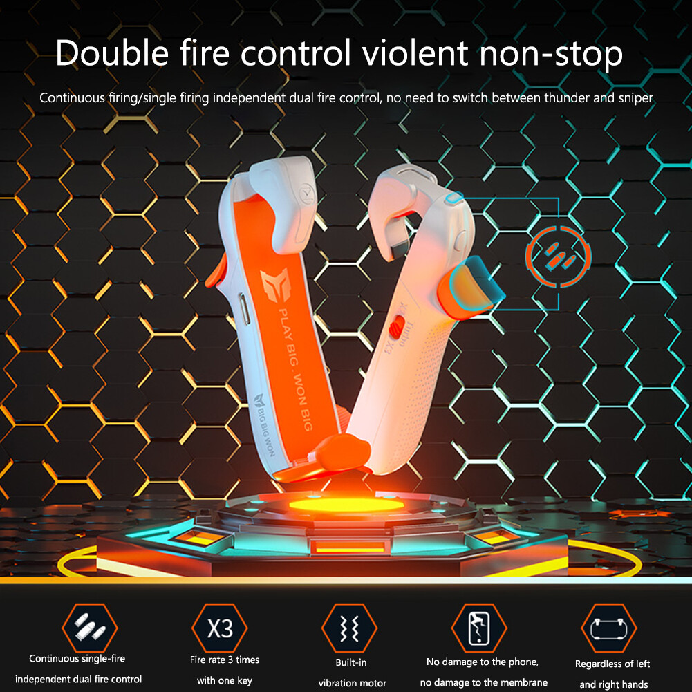 BIGBIG WON M1 Mobile Gaming Button Triggers Gamepad with Vibration for ...