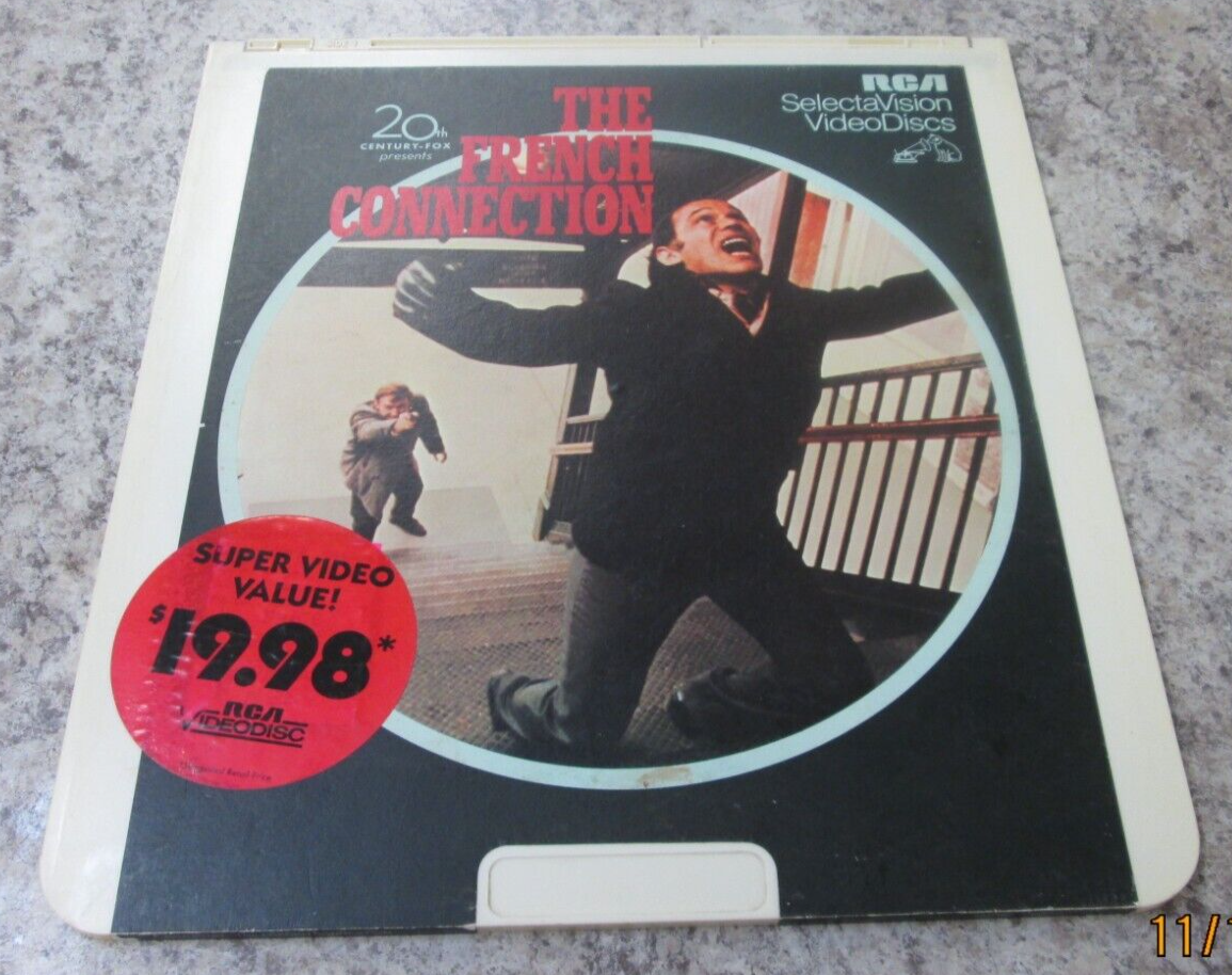 THE FRENCH CONNECTION CED Capacitance Electronic Video Disc RCA ...