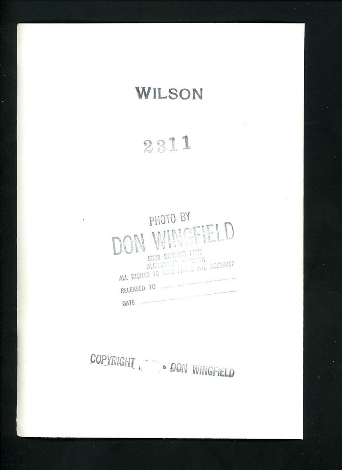 Red Wilson circa 1954 -60 Press Original Photo by Don Wingfield Detroit ...