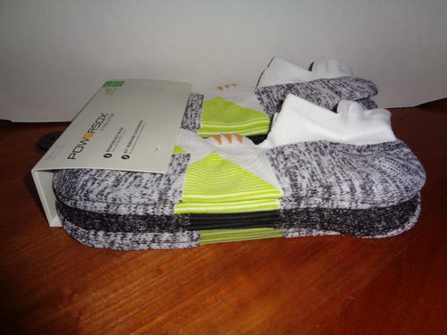 Men's GOLDTOE Powersox Sport Arch Support No Show Heel Tab Socks 6 ...