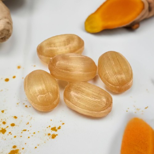 Andy Anand Sugar Free Ginger Turmeric Hard Candy: 50 Pcs, Zero Sugar ...