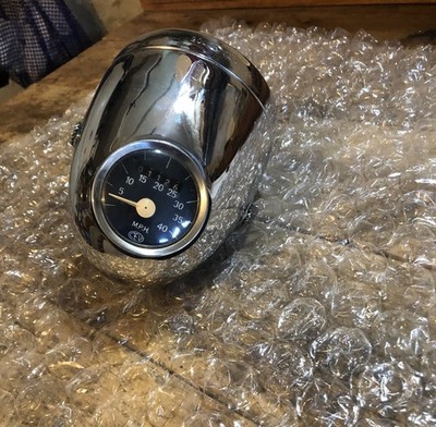 Vintage 02745 171 TIPO 105 CEV Italy Moped Headlight w/ Speedometer ...