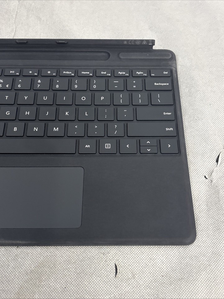 Microsoft Surface Pro Keyboard Model 1864 - Black For (Pro X, 8, 9 and ...