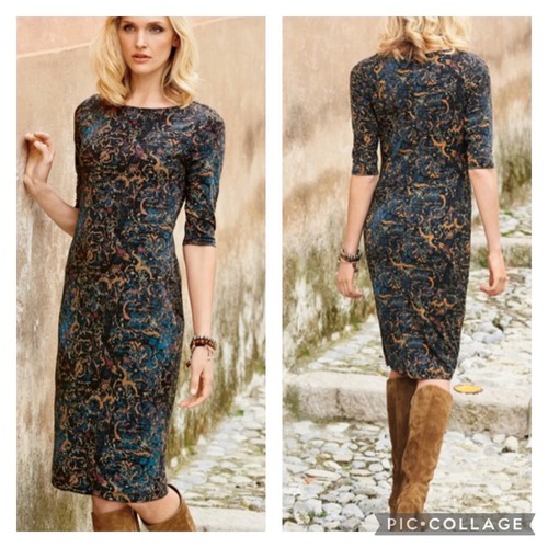 Peruvian Connection Imperial Garden Dress Pima Cotton Size Medium | eBay