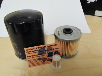 Filterset Multicar M24 M25 mit Ölfilter Vorfilter Dieselfilter ...