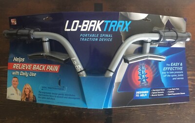 Lo-Bak Trax Portable Spinal Stretcher Traction Device Back Pain w/ DVD ...