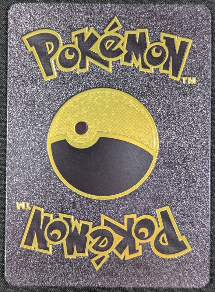 Meowth Vmax Black Foil Fan Art Collectors Pokemon Card (NM) | eBay