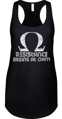 Resistance Begins At Ohm Pun Electrical Resistance Funny Joke Meme ...