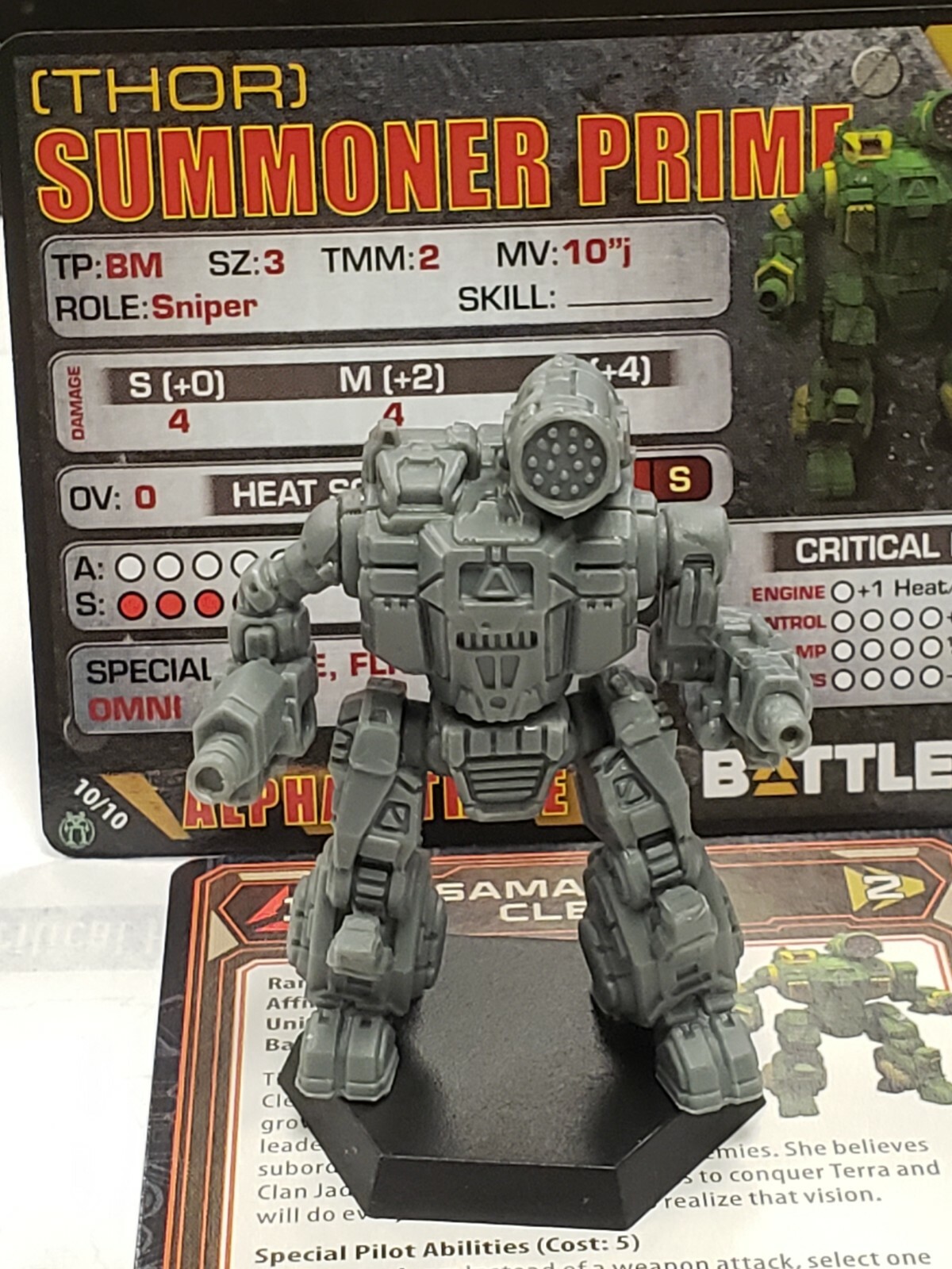 Battletech Plastic Mech from Kickstarter 2020 Catalyst Game Labs ...
