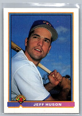 1991 TOPPS BOWMAN CARD # 273 Jeff Huson - Texas Rangers | eBay