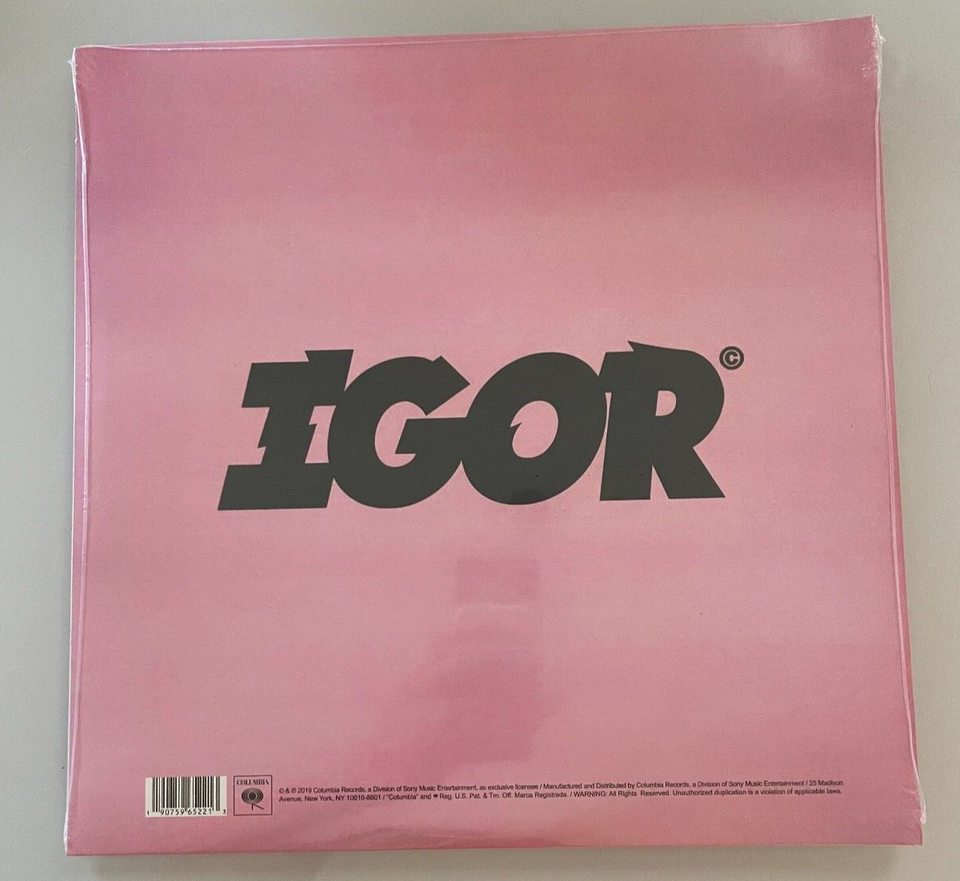 Tyler The Creator ‎- IGOR LP - Hip Hop Vinyl Album - Earfquake SEALED ...