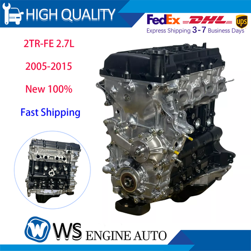 2TR-FE Long Block Engine Assembly For 05-15 Toyota Tacoma 2TR-FE 2.7L ...