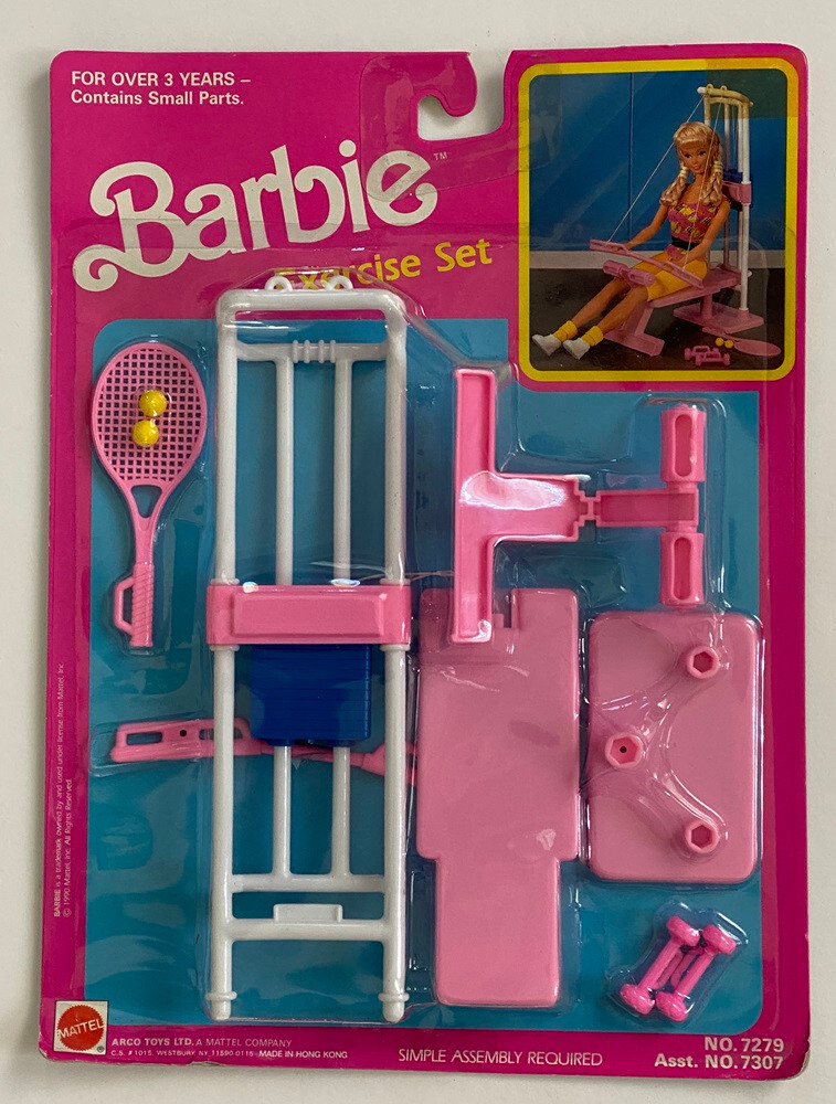 Vintage Sealed ~ Barbie Exercise Set ~ Arco / Mattel | eBay