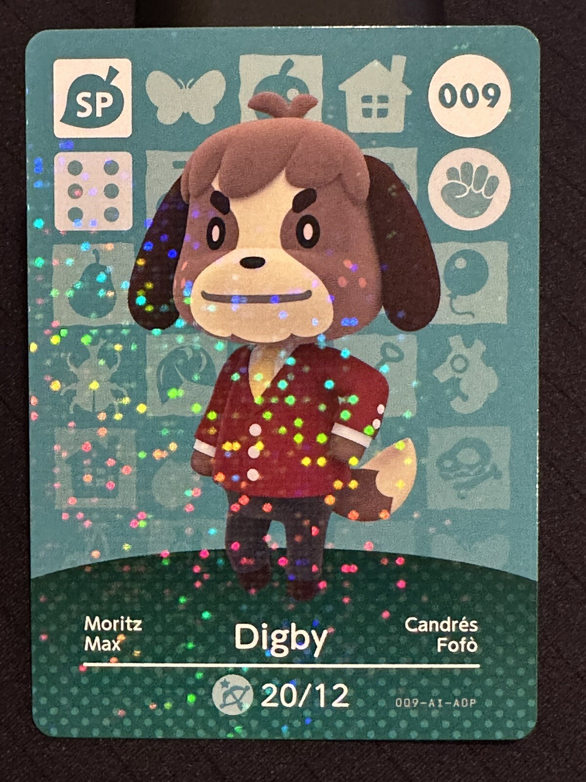 Digby #009 Animal Crossing Amiibo Authentic Nintendo Mint Card - Series ...