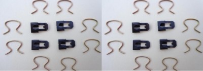 24 OLD SCHOOL DOOR CLIPS FOR CAMARO FIREBIRD TRANS AM NOVA Z28 CHEVELLE ...