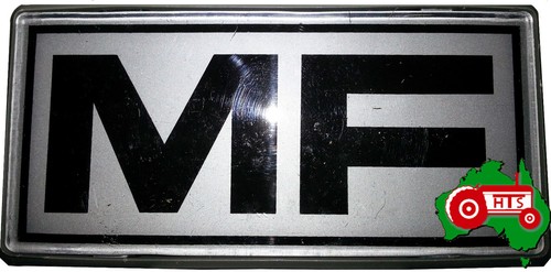 Tractor Bonnet Front Emblem Fits for Massey Ferguson Decal Medallion ...