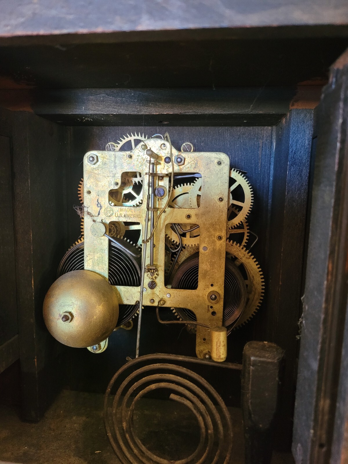 Seth Thomas Larkin 35 New Sucile Shasta Adamantine Mantle Clock dragon ...