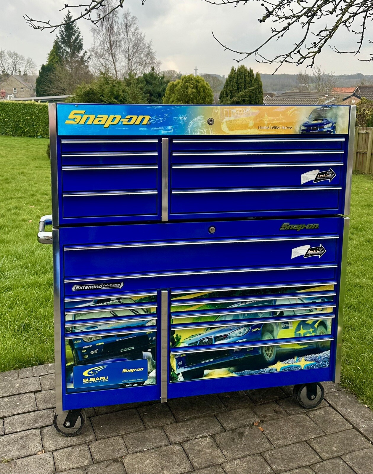 Snap On Tool Box KRL Master Series 55” Stack Subaru Edition Blue With ...