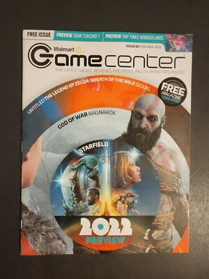 Walmart Game Center Magazine Issue 82 Feb Mar 2022 | eBay