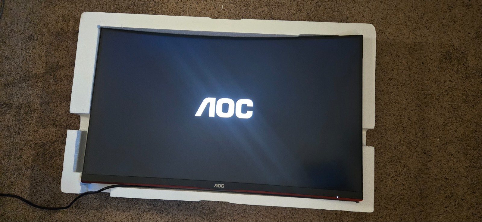 AOC CQ32G2S 32" Display 2K QHD 165Hz FreeSync Curved Frameless Gaming ...