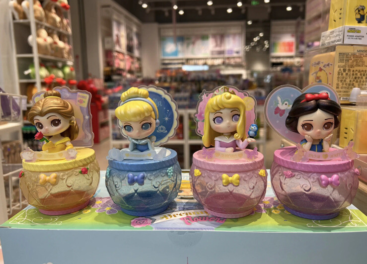 Miniso Disney Princess Dreamy Flowers Jewelry Box Series 8 pcs Blind ...
