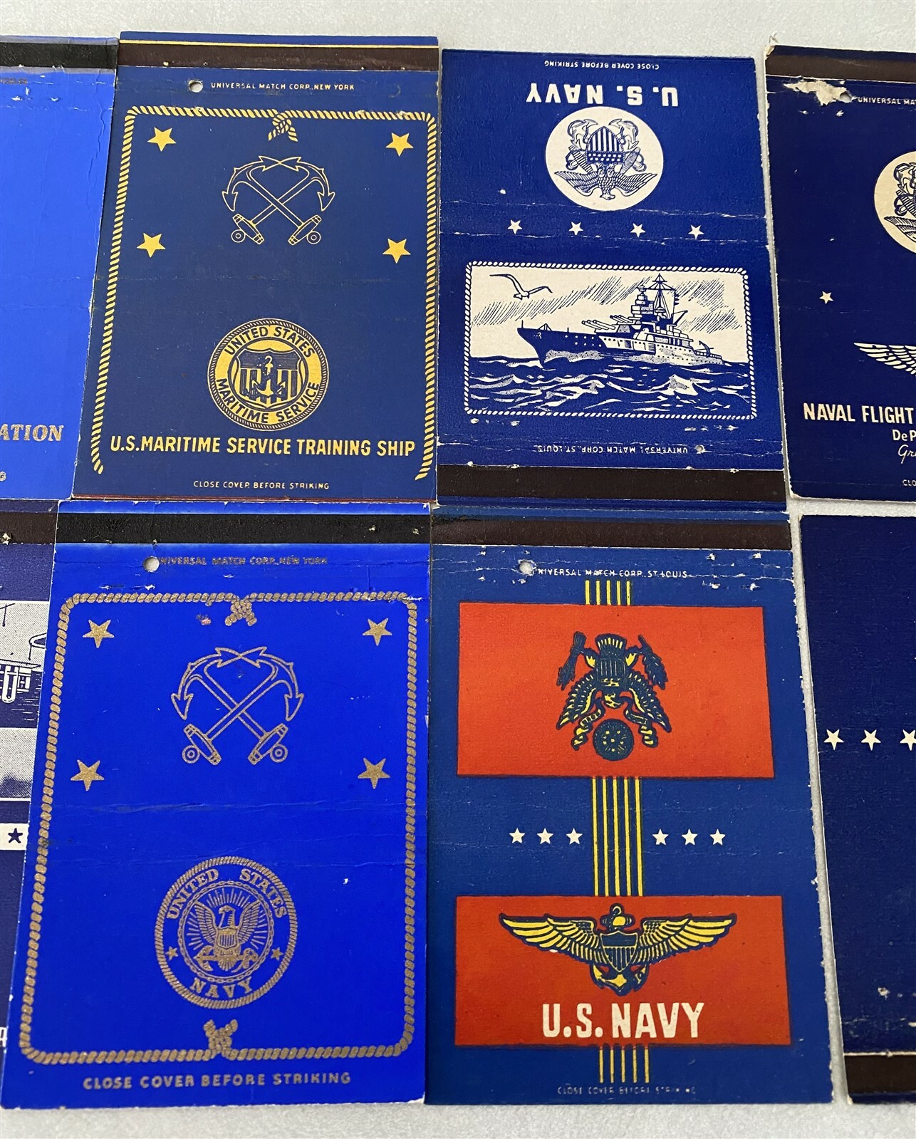 10 1940's-50's US Navy Recruiting Matchbooks 4 Naval Flight Related | eBay