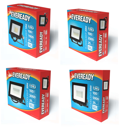 Eveready 10W, 20W, 30W Or 50W NO PIR IP65 LED Floodlight | eBay UK