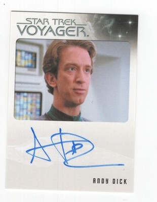 Star Trek Voyager Quotable 2012 Autograph Card Andy Dick as Emh Mark II ...