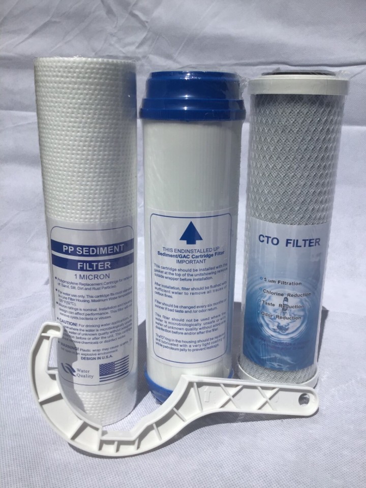 Whole House Water Filter System w/ Leak Proof Double O-Ring 1” Inlet ...