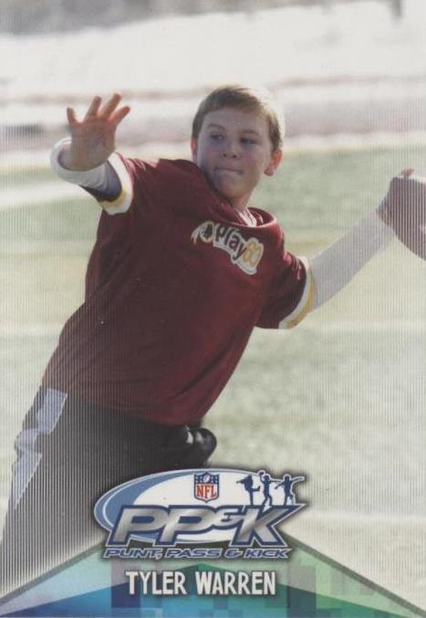 2014 Topps - Nfl Punt Pass and Kick Champions Tyler Warren (RC) for ...