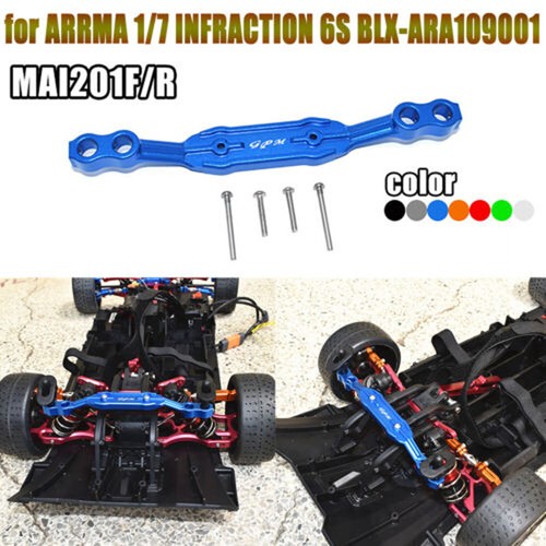 Metal Front/Rear Body Post Stabilizer for ARRMA 1/7 INFRACTION 6S BLX ...