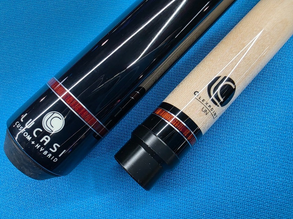 Lucasi LZD6 Pool Cue, Zero Flexpoint Solid Core Shaft, Uniloc Joint, Choice Diam | eBay