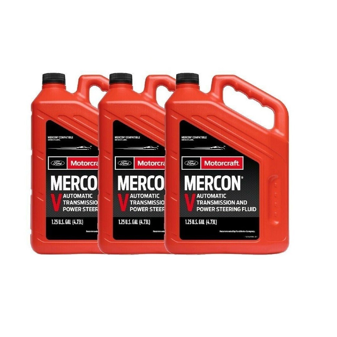 Pack of 3 Motorcraft 3.75 Gallon Mercon V ATF Automatic Transmission ...