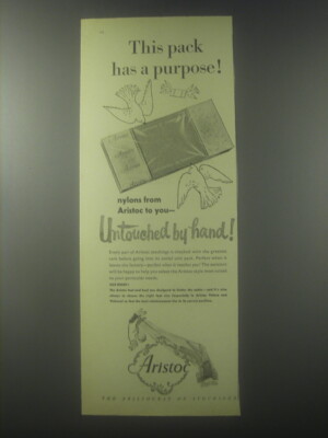 1954 Aristoc Stockings Ad - This pack has a purpose | eBay